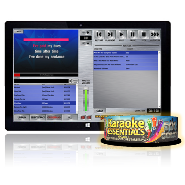 Selectatrack Touchpad Karaoke System – Session Music